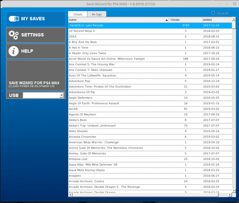 CUSA00419 US PS4 Cheats - Save Wizard for PS4 MAX